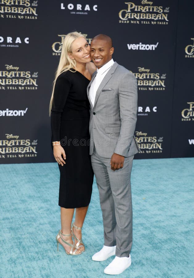 Lindsey Vonn e Kenan Smith immagine editoriale. Immagine di attori ...