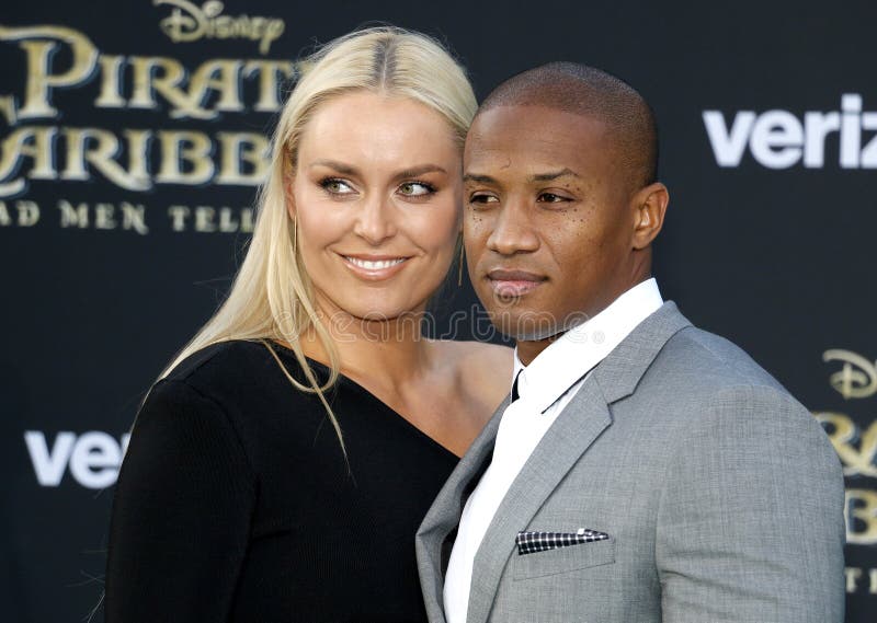 Lindsey Vonn y Kenan Smith imagen editorial. Imagen de celebridades ...