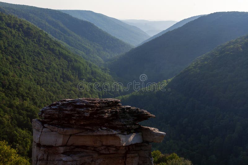 Lindy Point, Blackwater Falls State Park, West Virginia Stock Image ...