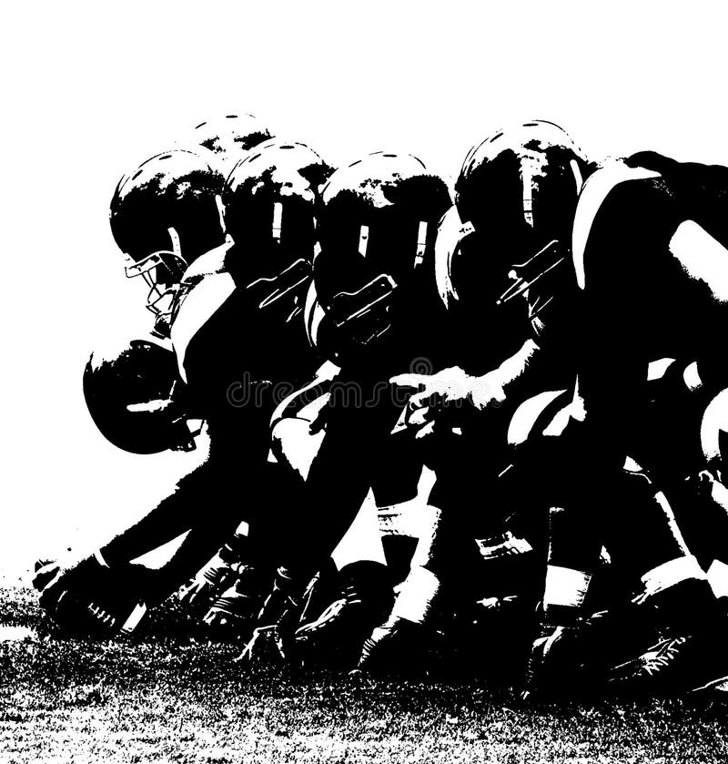 American Football, Linemen stock photo. Image of field - 3994284