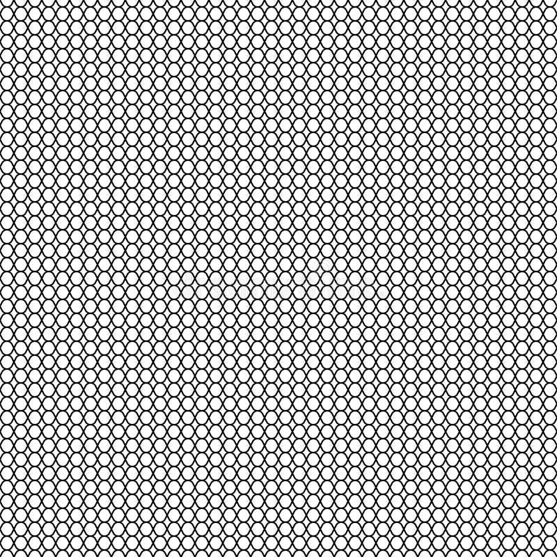 Line Abstract Net Curve Seamless Pattern With Black Color In White ...