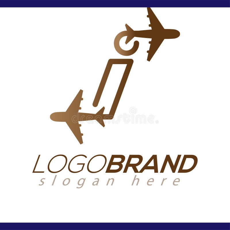 Line Airways Z Letter Logo Vector Element. Initial Plane Travel Logo ...