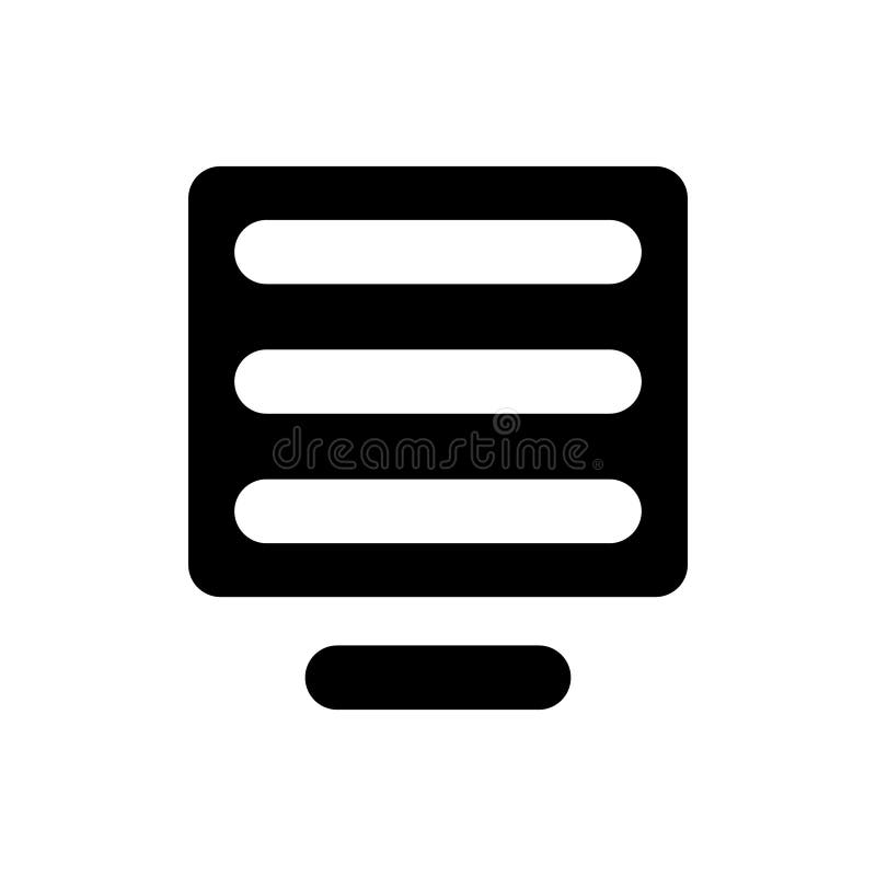 Line align center icon stock vector. Illustration of icon - 223997018