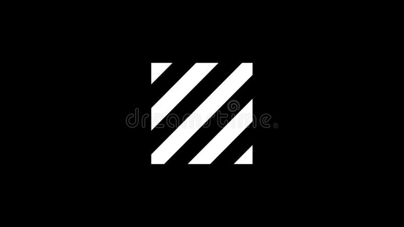 The Line Animation Runs Inside a Square Shape. Simple Overlay ...