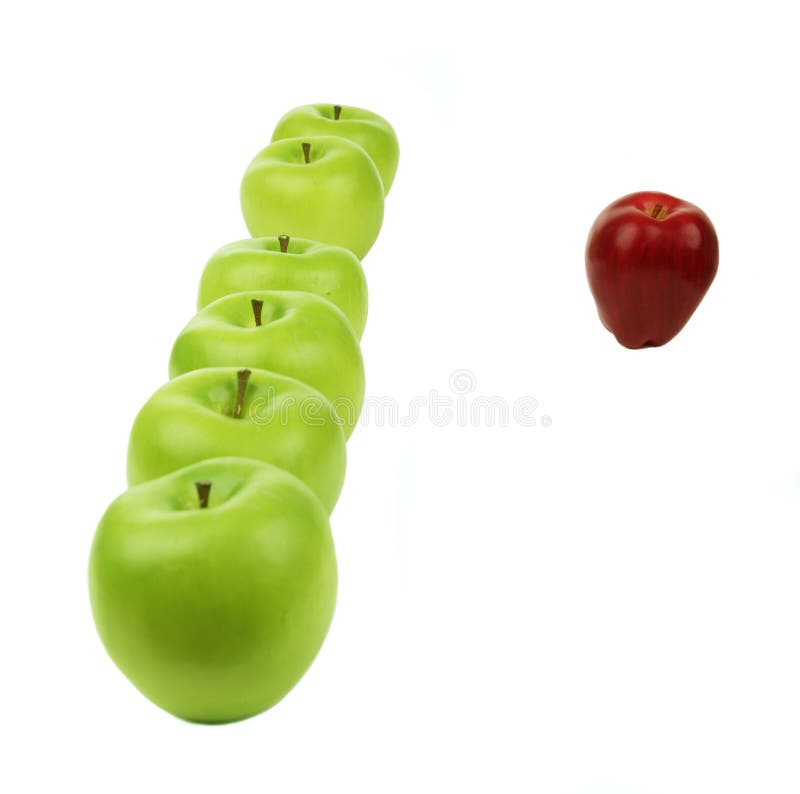 Line Of Apples Picture. Image: 3546779