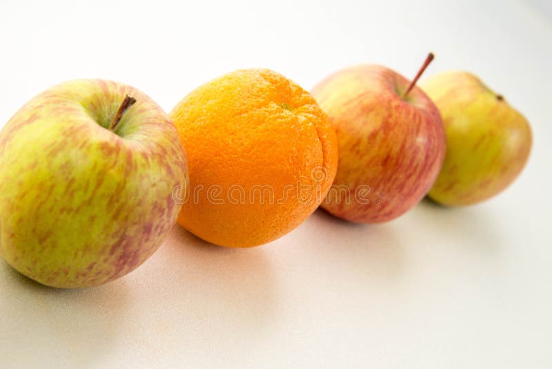 A line of apples stock image. Image of bunch, color, droplets - 15934455