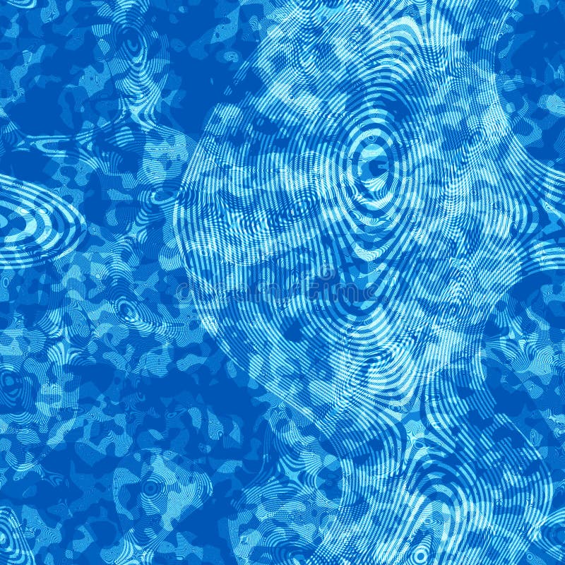 Line Art Abstraction in Blue Spectrum. Texture or Background Stock ...