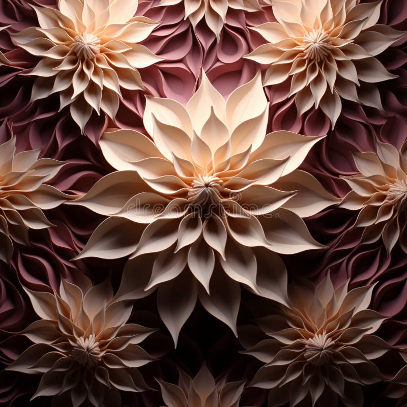 Line Art Background Features Captivating Geometric Flower Shape ...