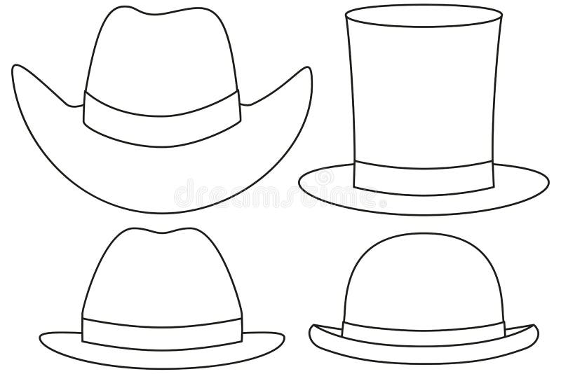 Tall Hat Black Stock Illustrations – 1,456 Tall Hat Black Stock ...