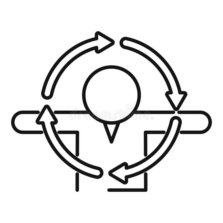 Continuous Circle Arrows Stock Illustrations – 264 Continuous Circle ...