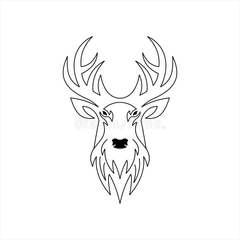 Buck Line Art Stock Illustrations – 2,962 Buck Line Art Stock ...