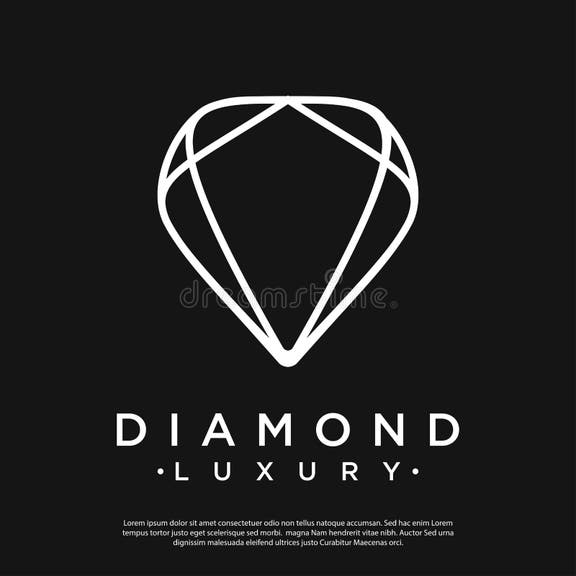 Minimal Diamond Logo Stock Illustrations – 8,368 Minimal Diamond Logo ...