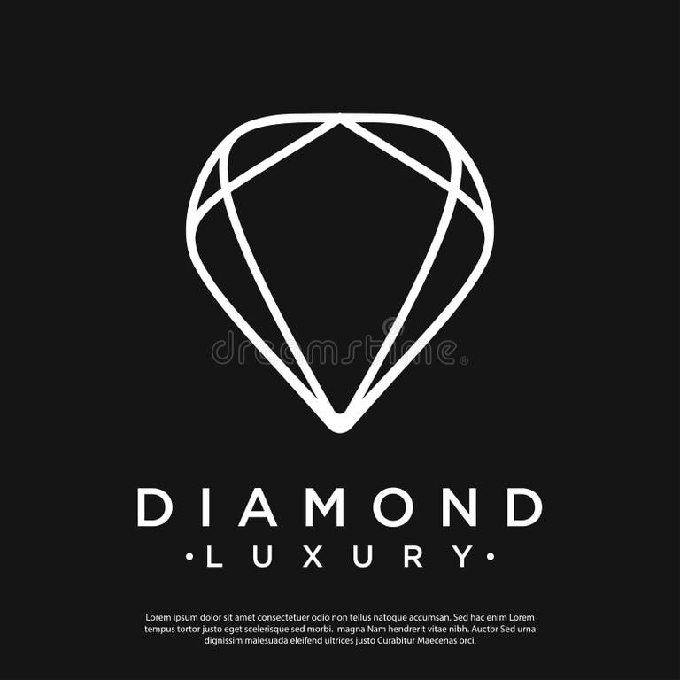 Minimal Diamond Logo Stock Illustrations – 8,368 Minimal Diamond Logo ...