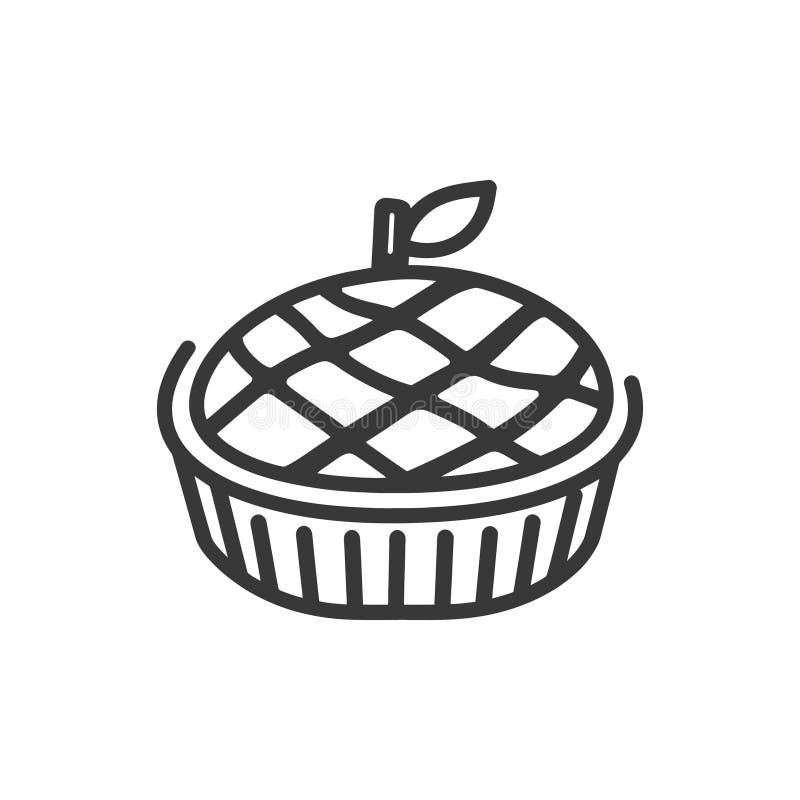 AI-Generated Apple Pie Icon Stock Vector - Illustration of holiday ...