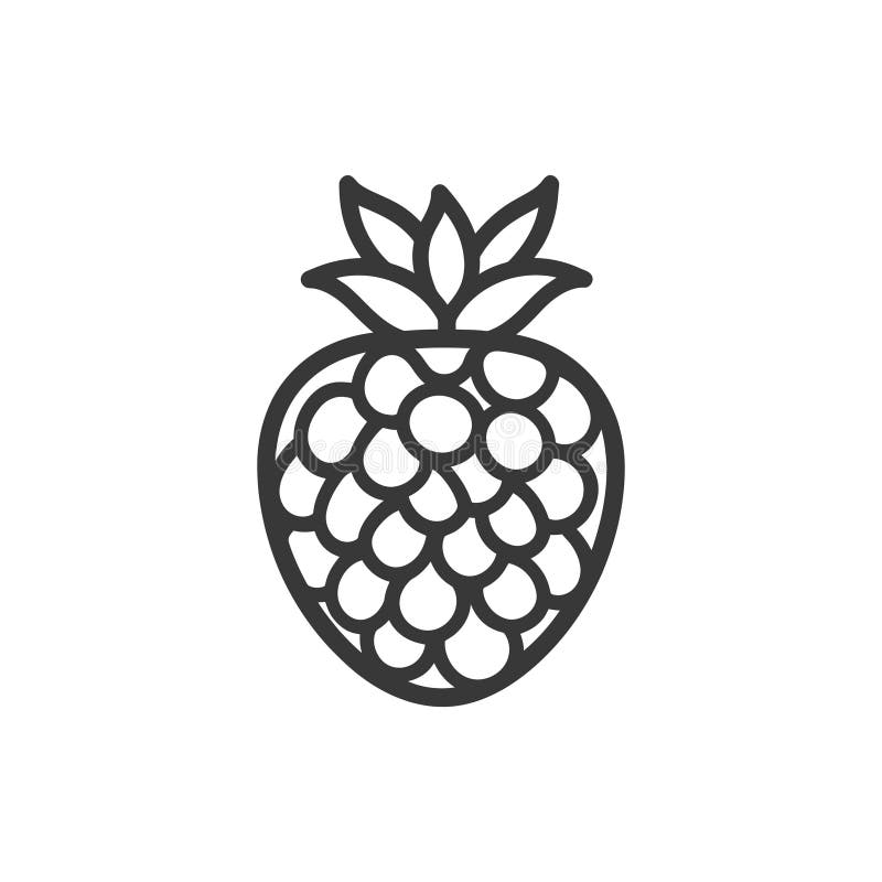 AI-Generated Raspberry Icon Stock Vector - Illustration of element ...
