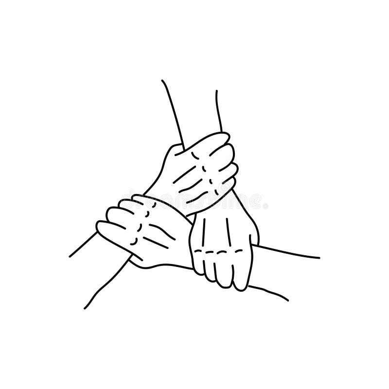 Four Hands Team Logo Stock Illustrations – 508 Four Hands Team Logo ...