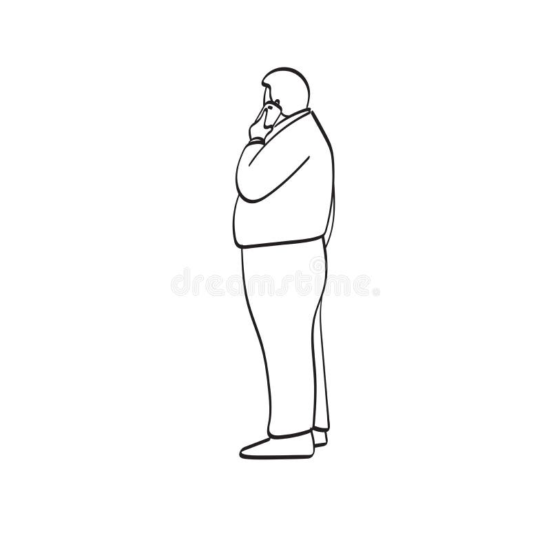 Chubby Side Profile Stock Illustrations – 29 Chubby Side Profile Stock ...