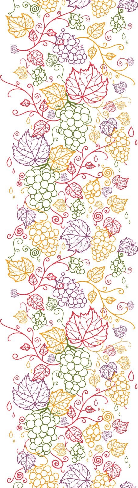 Vector Line Art Grape Vines Stock Illustrations – 78 Vector Line Art ...