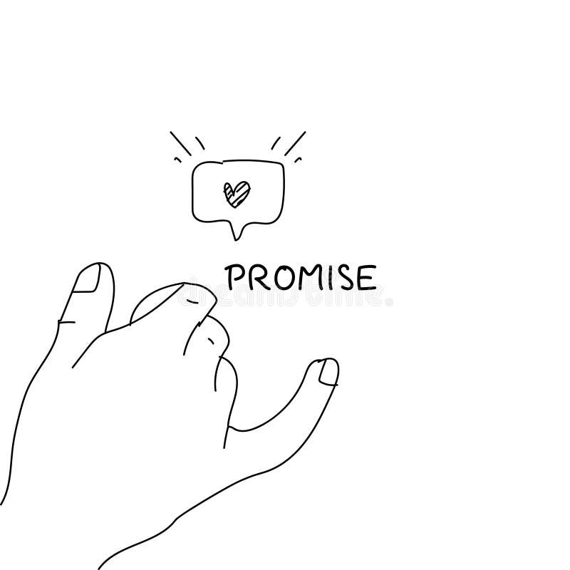 Promise Line Drawing Stock Illustrations – 312 Promise Line Drawing ...