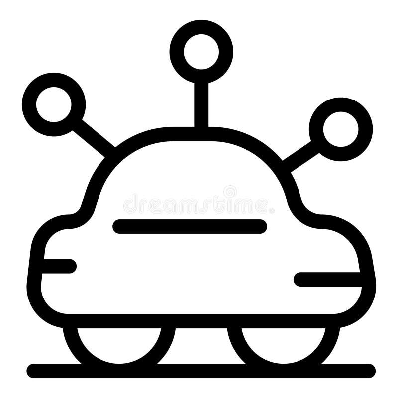 Autonomous Self Driving Vehicle Using Wireless Network Icon Stock ... Autonomous Self Driving Vehicle Using Wireless Network Icon Stock ...