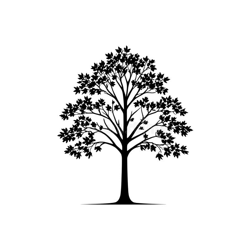 Maple Tree Line Stock Illustrations – 12,980 Maple Tree Line Stock ...