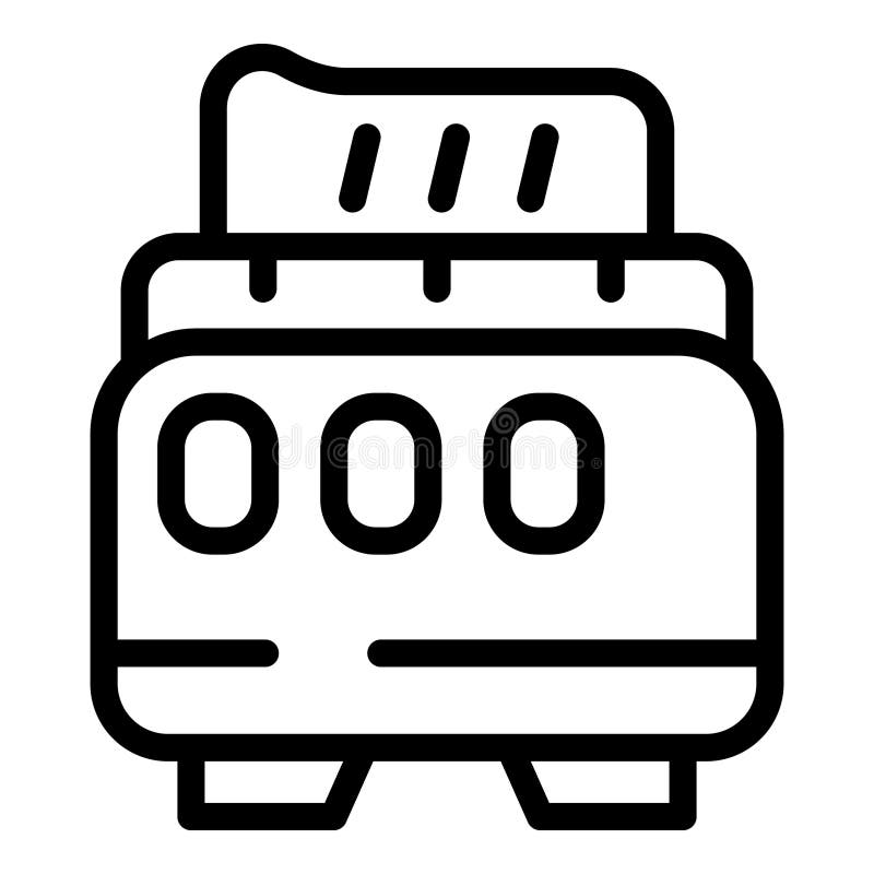 Line Art Icon of a Taxi Cab Stock Illustration - Illustration of ...
