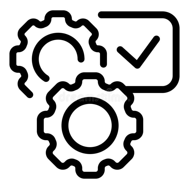 Cogwheels Working Correctly Representing Business Efficiency Stock ...