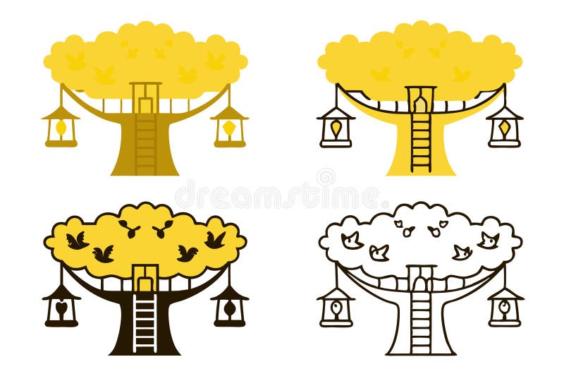 Line Art Illustration of a Bustling Blacksmith Forge with Glowing ...