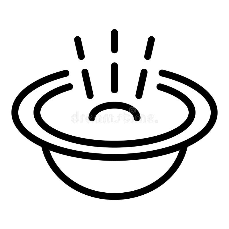 Line Art Illustration of a Sensor Alarm Stock Vector - Illustration of ...