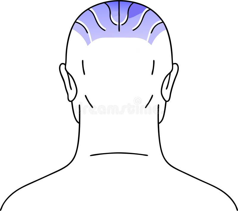 Line Art of a Man Backside Shape Stock Illustration - Illustration of ...