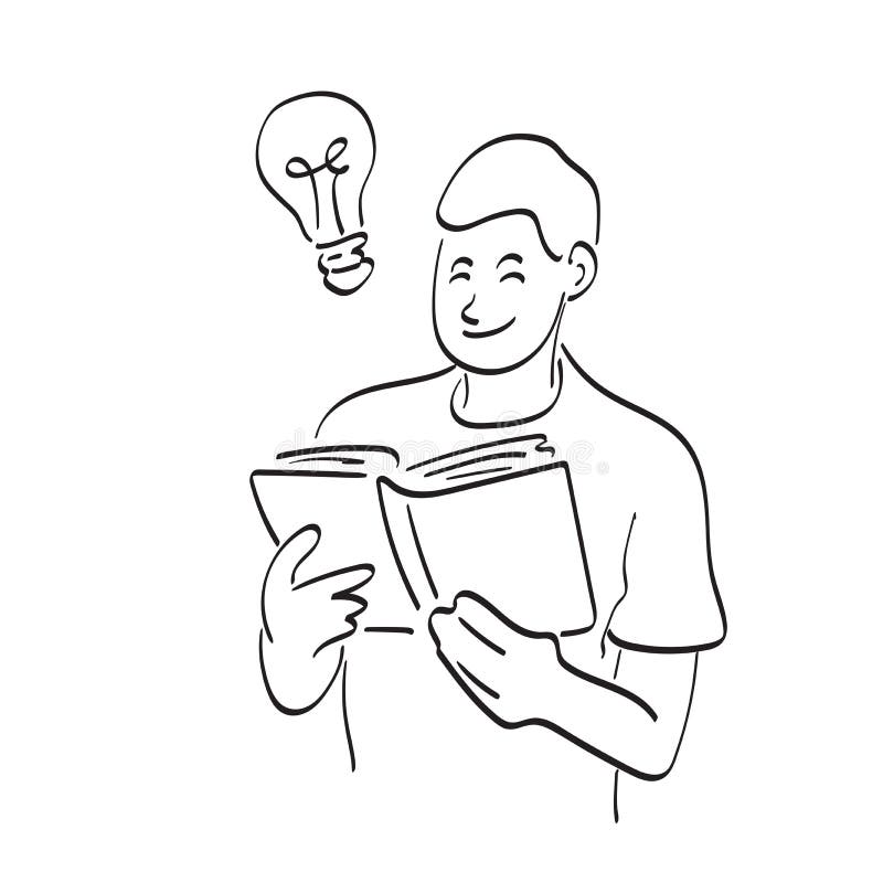 Book Lightbulb Line Art Stock Illustrations – 232 Book Lightbulb Line ...
