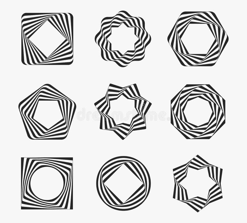 Line Art Modern Label Frames Stock Vector - Illustration of logo ...