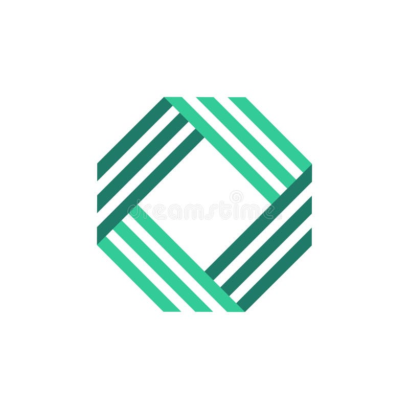 Octagon logo design stock vector. Illustration of ecology - 224821239
