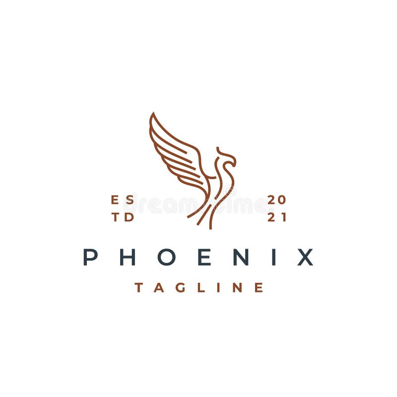 Phoenix Logo Line Art Stock Illustrations – 3,879 Phoenix Logo Line Art ...