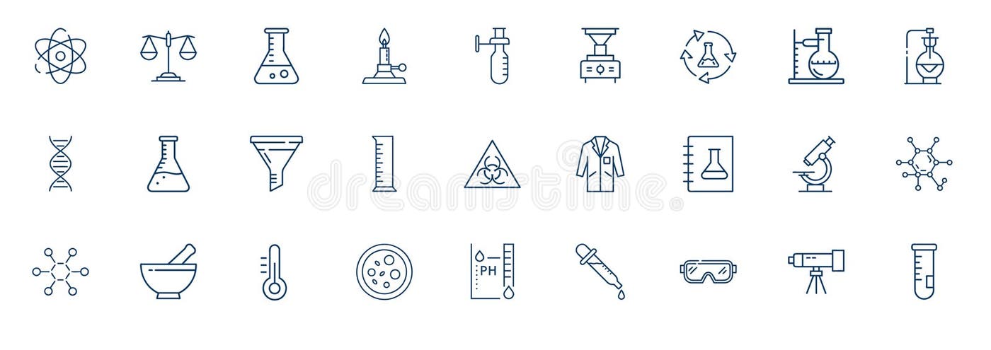 Line Art Science Stock Illustrations – 287,536 Line Art Science Stock ...