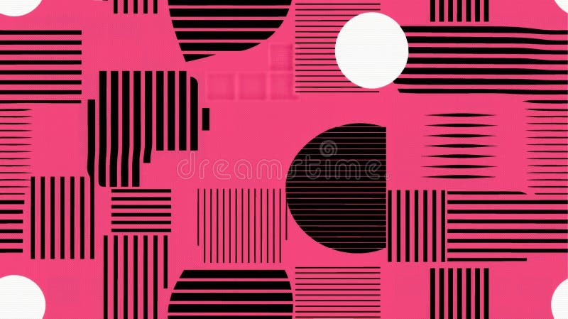 Line Art Shapes Abstract Vector Pattern Design with Geometric Figures ...