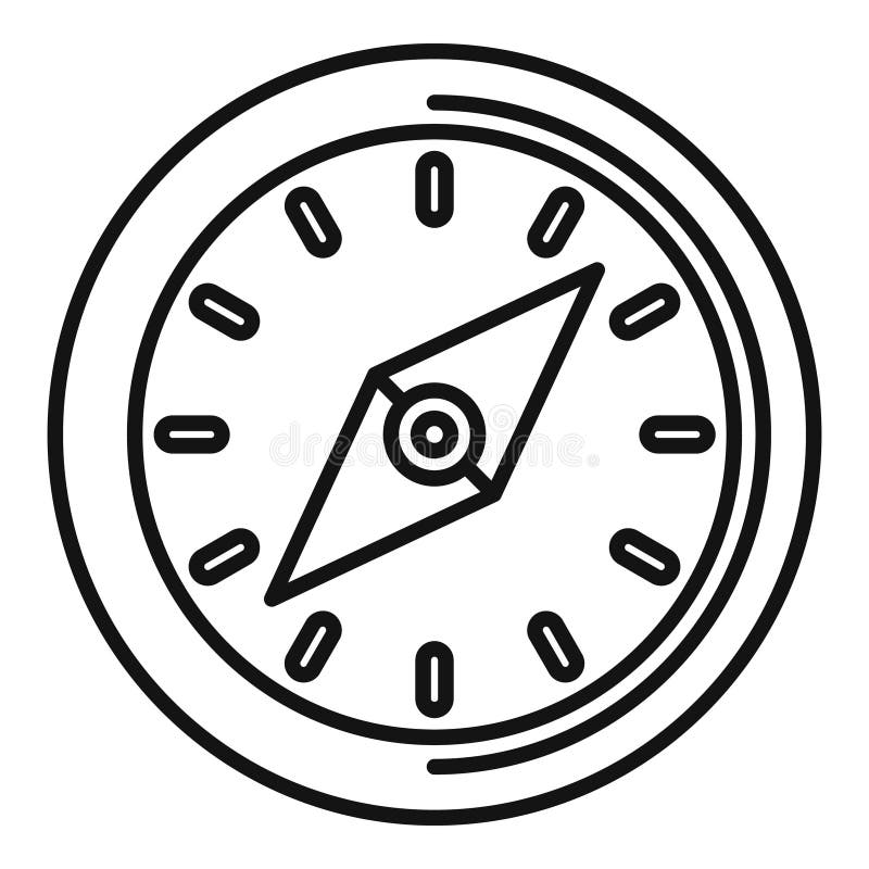 Line Art Compass Stock Illustrations – 16,433 Line Art Compass Stock ...