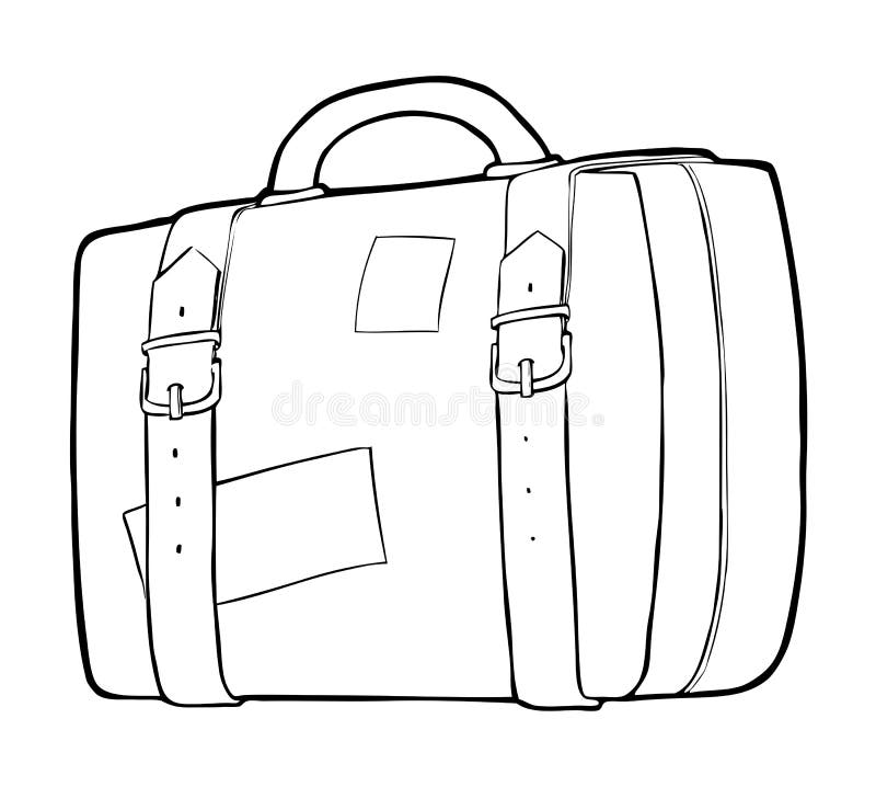 Luggage Coloring Page Coloring Pages