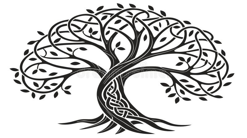 Line Drawing Tree Life Stock Illustrations – 14,701 Line Drawing Tree ...