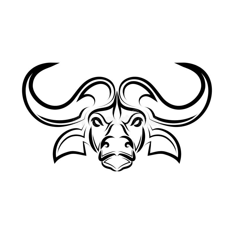 Buffalo Head Clipart