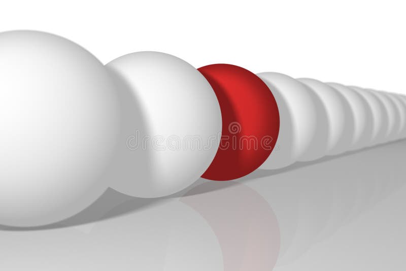 Line of balls stock illustration. Illustration of generated - 15784102