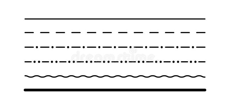 Line Border Simple Illustration. Frame Design Element Concept in Vector ...