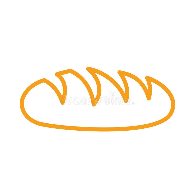 Bread Icons Set on White Background â€“ Vector Stock Illustration ...