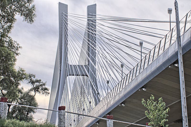 Line bridge pillar stock photo. Image of bridge, pole - 33508642