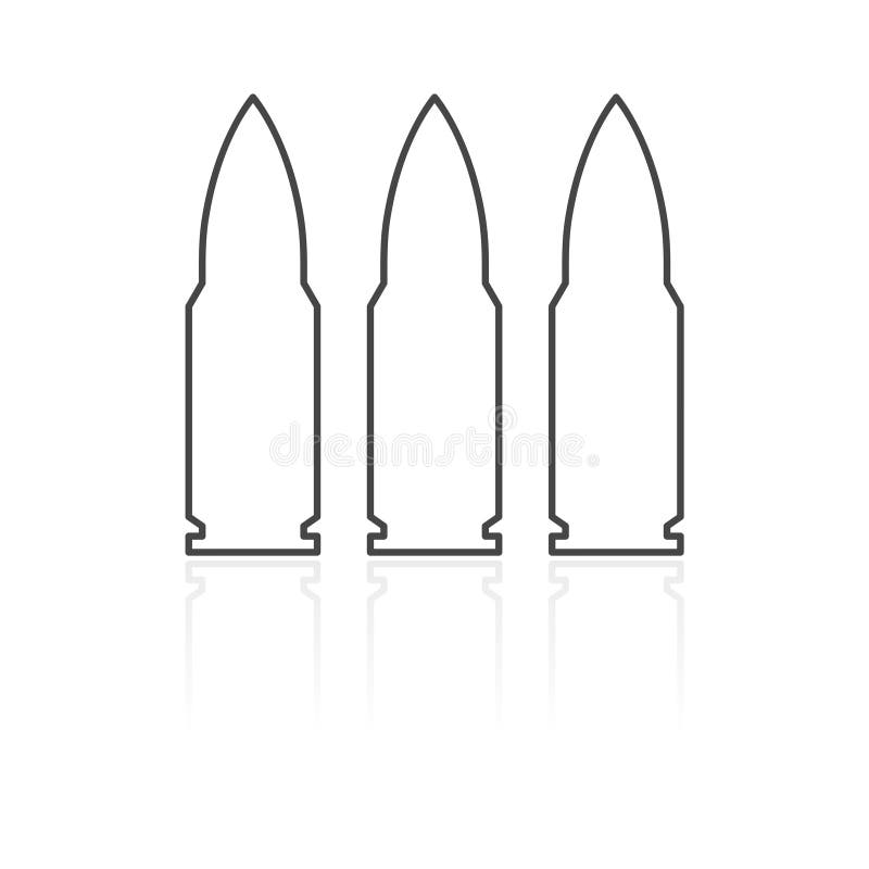Line Bullet Icon stock illustration. Illustration of gray - 172277729