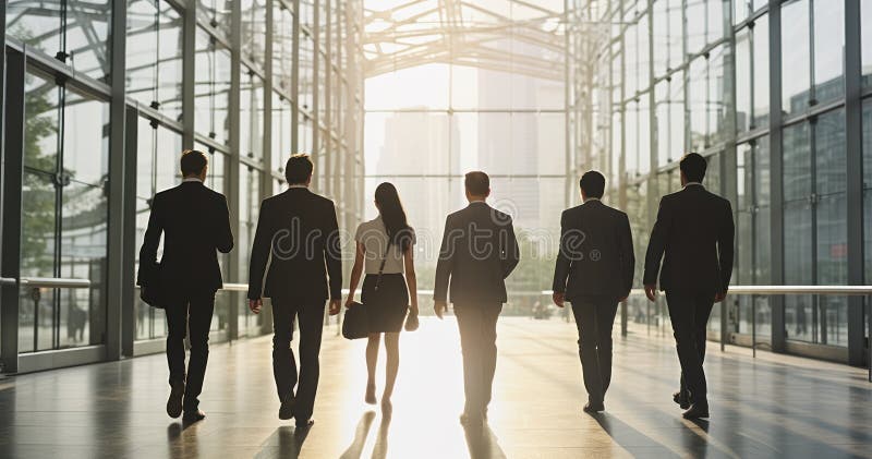 A Line of Business Experts Moving Forward Together in a Corporate ...