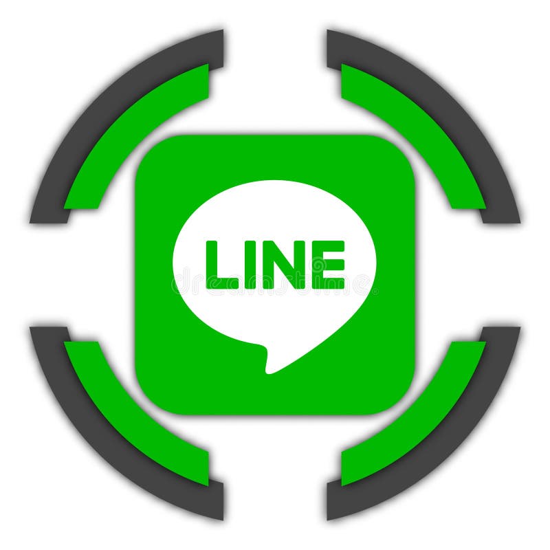 Line button editorial stock photo. Illustration of site - 142417293