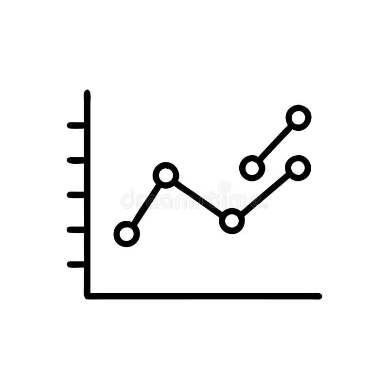 Line chart 3D icon stock illustration. Illustration of icon - 357506977