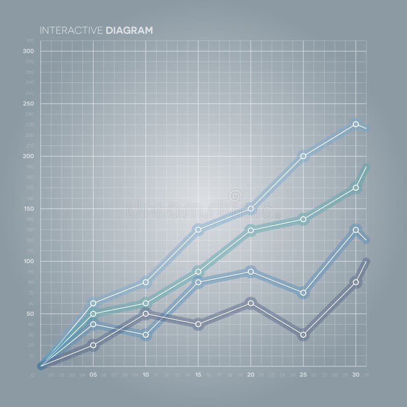 Line Chart. Diagram. stock vector. Illustration of vector - 102944935
