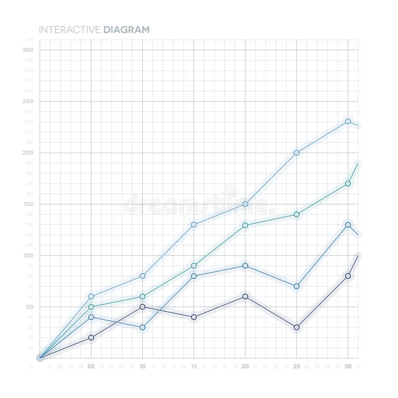 Line Chart. Diagram. stock vector. Illustration of measurement - 103067043